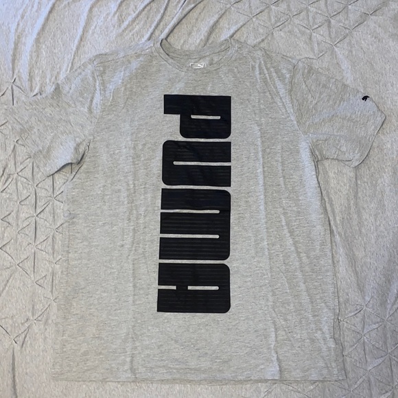 Puma | Shirts | Light Gray Puma Tshirt | Poshmark